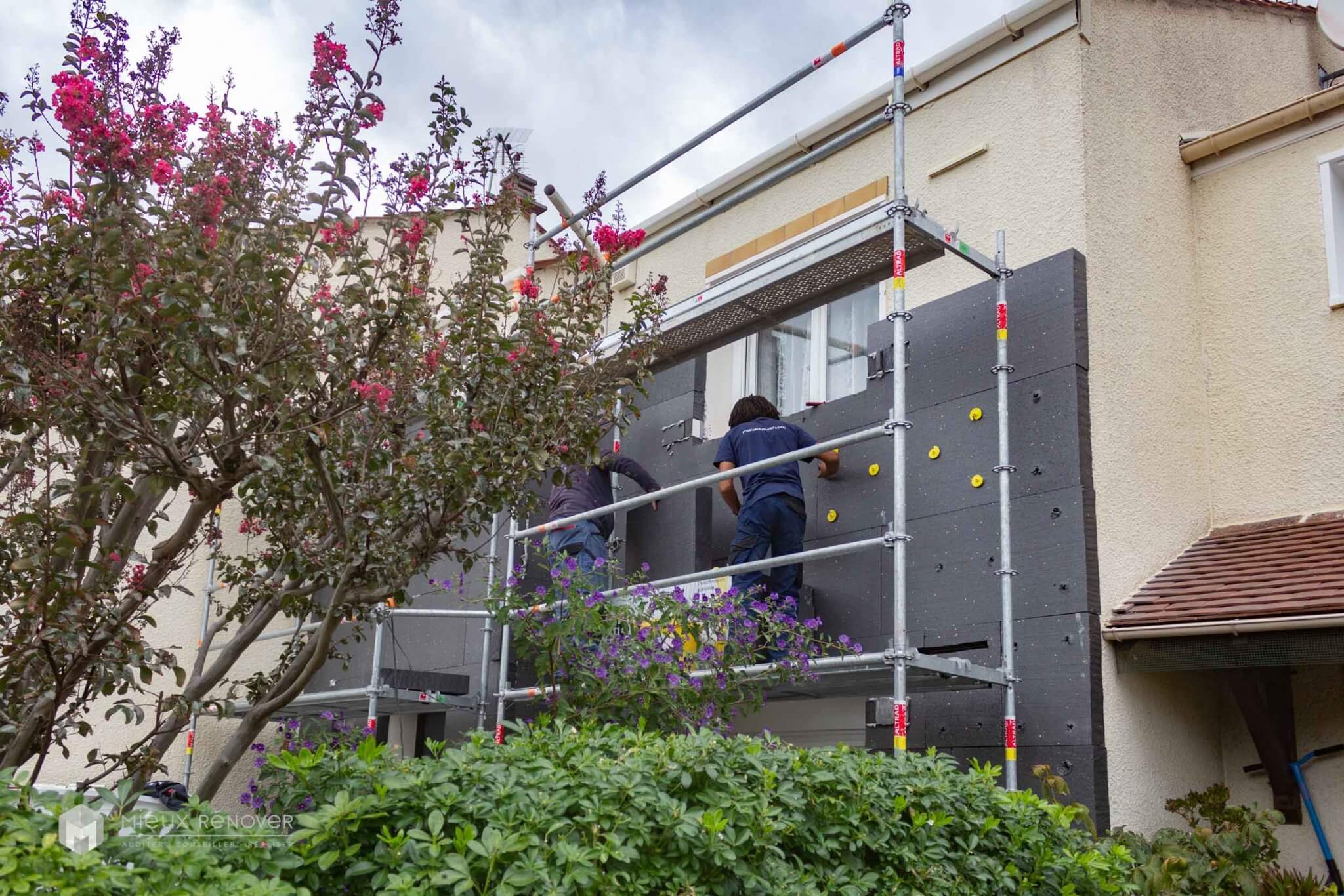 isolation extérieure: avant/ après - Mieux Rénover
